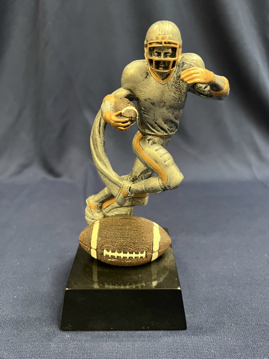 Football Resin Trophy With Engraved Plaque - Perfect Award for Football ...