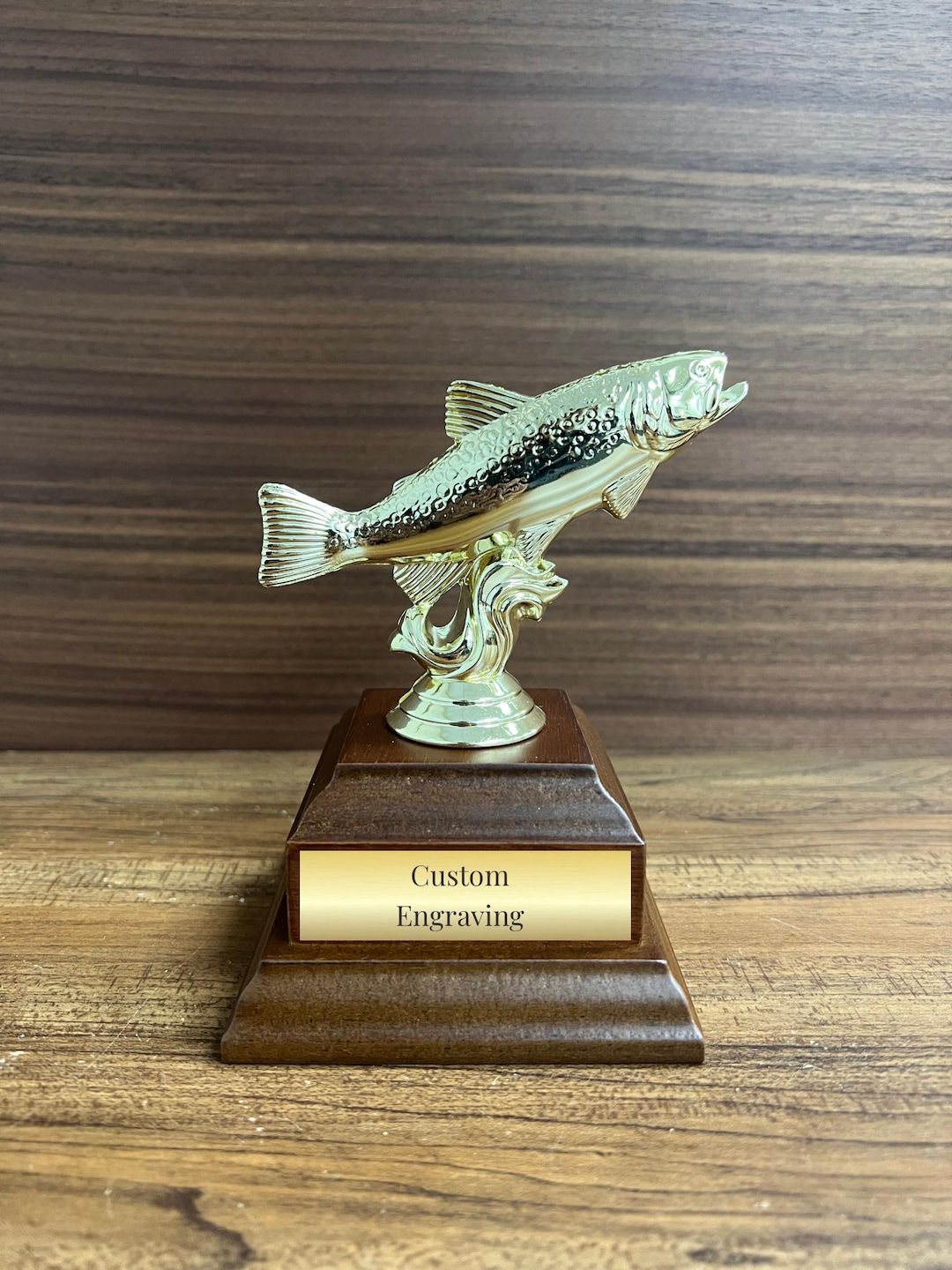 Custom Bass Fishing Trophy – Biggest Catch Award, Perfect for Fishing ...