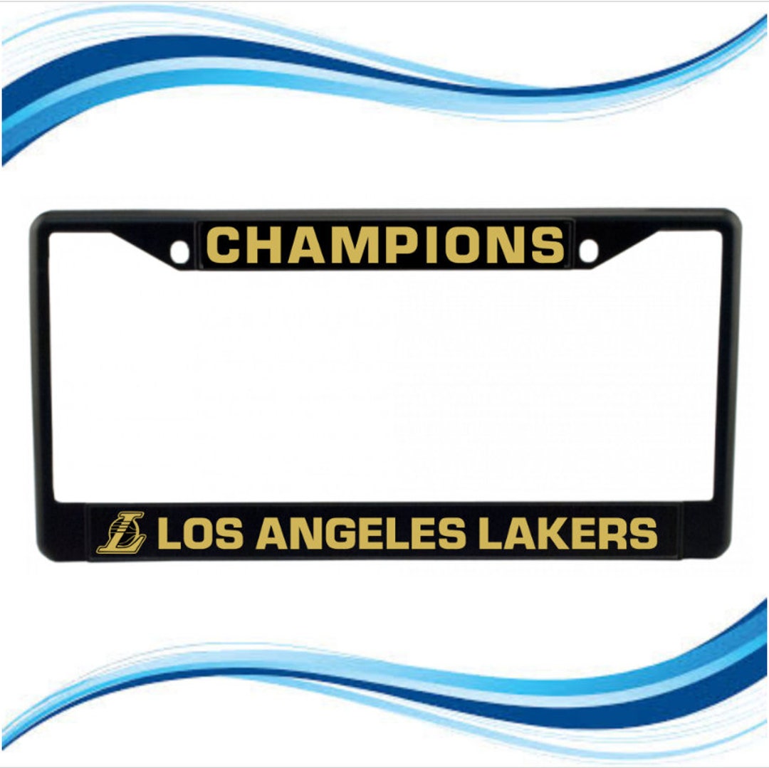 LA Dodgers and Lakers Championship Frame LA Dodgers License Plate Frame ...