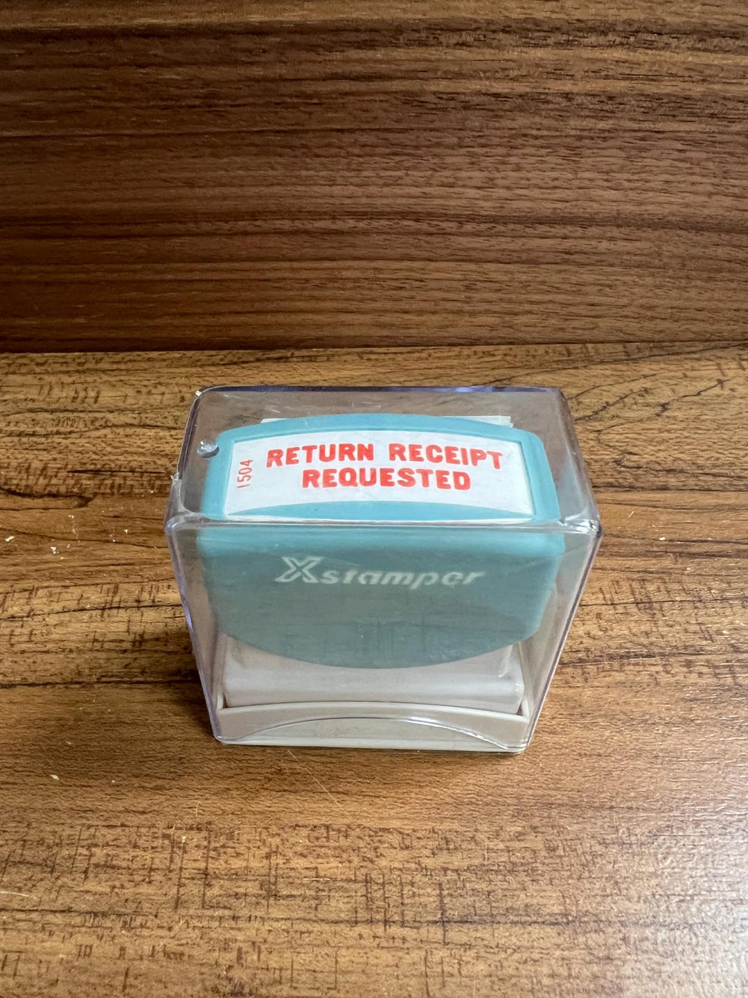 Return Receipt Requested Stock Stamp Self-inking Red Ink for Tracking ...