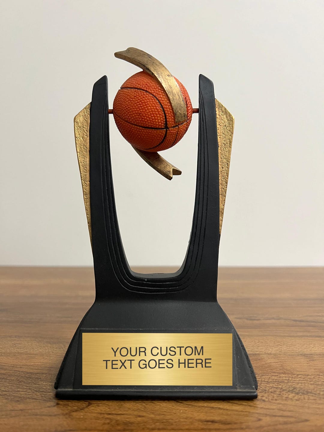 Spinning Basketball Victory Trophy With Custom Engraving Unique Award ...