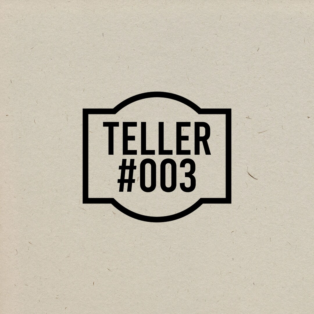Decorative Bank Teller Stamp | Bank Teller Stamp | Bank Teller Number ...