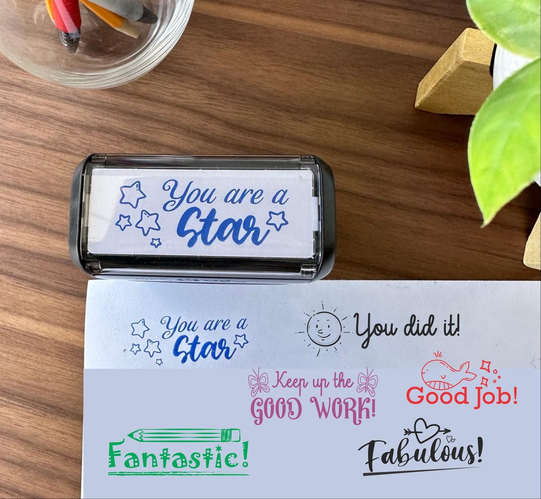 Star Student Grading Stamp Stamp: Elementary School Teacher Must-have ...