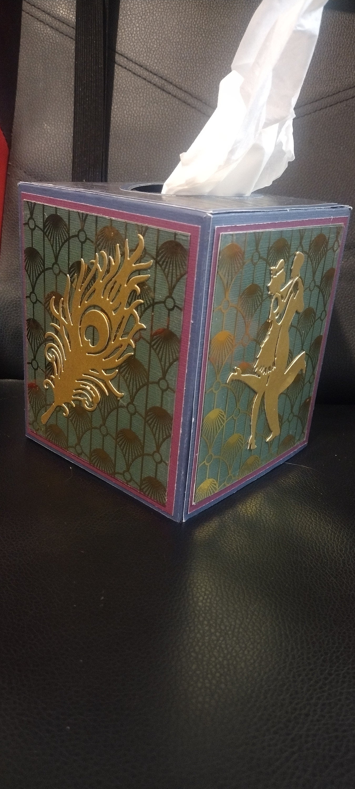 Roaring 20s Themed Tissue Box Cover - Etsy