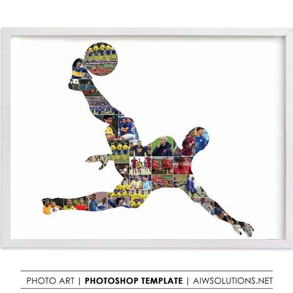 Soccer Photo Collage - Etsy