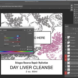 Editable Aromatherapy Label Template, Oil Label Template, Hibiscus ...