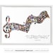 Music Note Photo Collage Template, Gifts for Music Lovers, Music Sheet ...