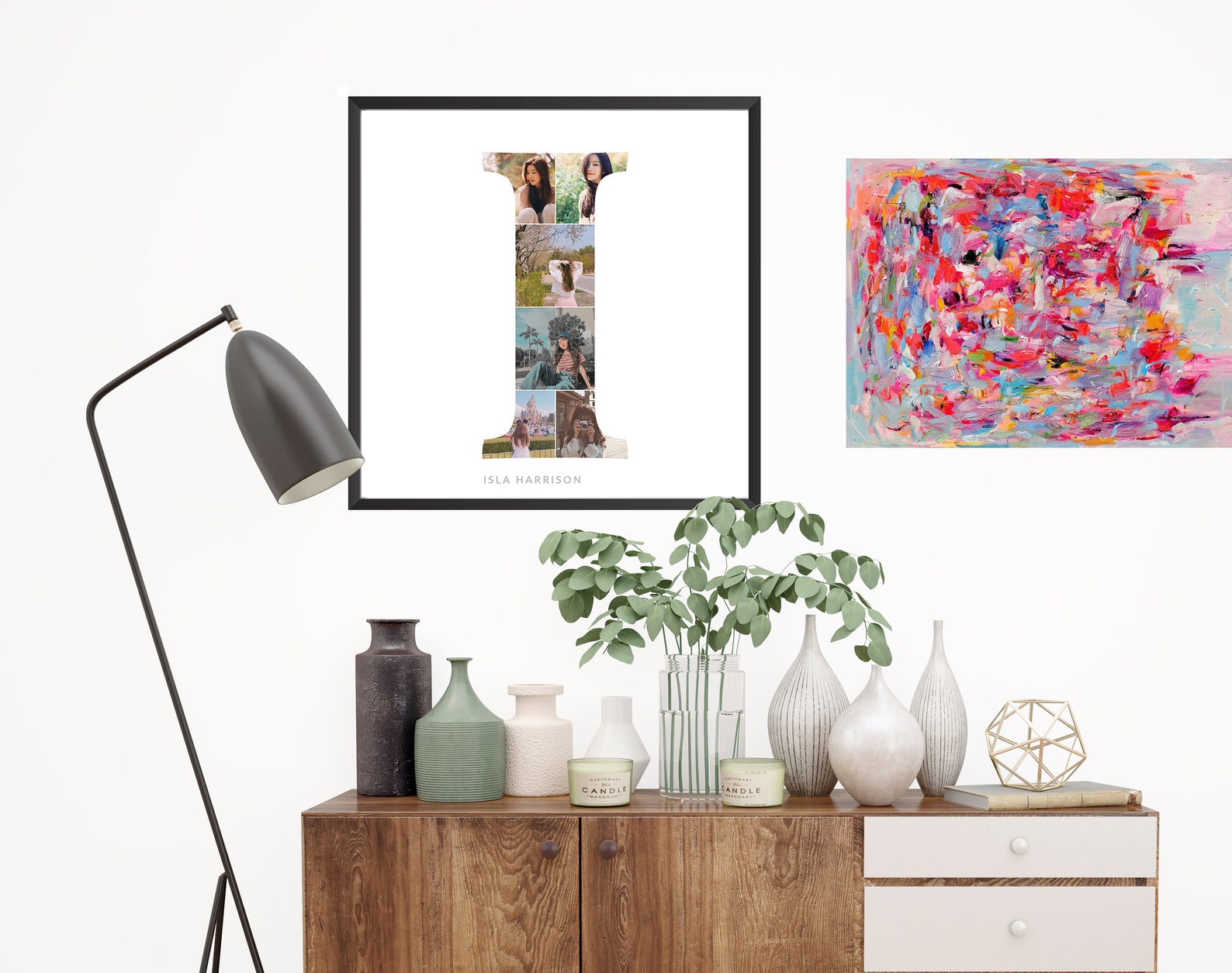 Letter I Photo Collage Alphabet Photo Collage I Within - Etsy
