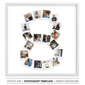 Number Eight Birthday Gift, Photography Storyboard, Collage Board ...