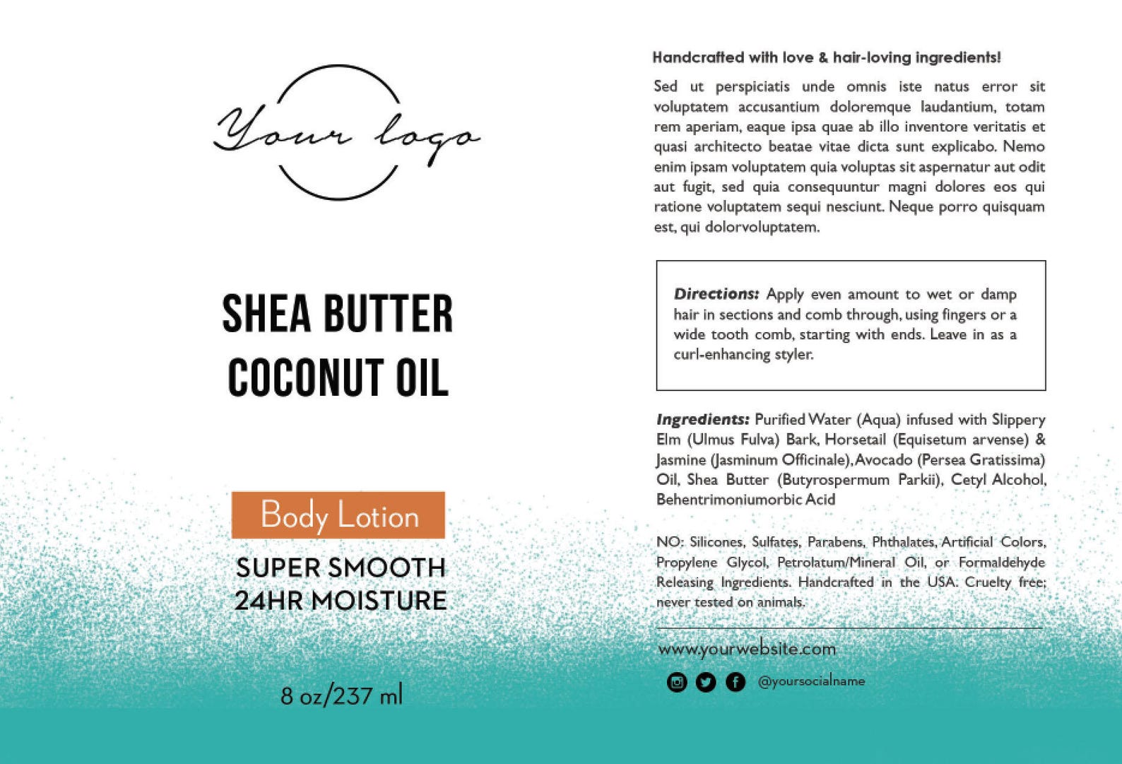 Modern Label, Product Label,dandelion Label, Wild Flower Label Template ...