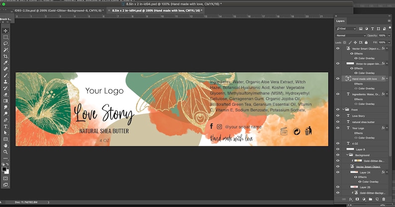 Verbal Color Circle Label Skincare Label Hair Cream Label | Etsy