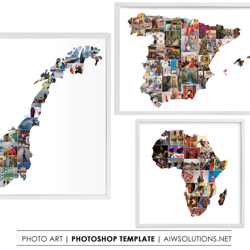 Collage Template - Etsy