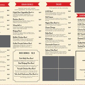 Takeout Menu Template, Canva Quad Fold Menu Template, Restaurant Menu ...