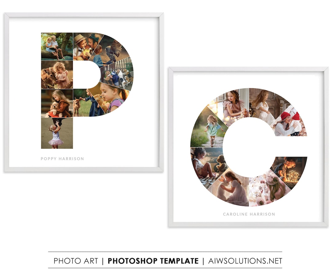 Letter C Photo Collage , Alphabet Photo Collage , C Within Letters of ...