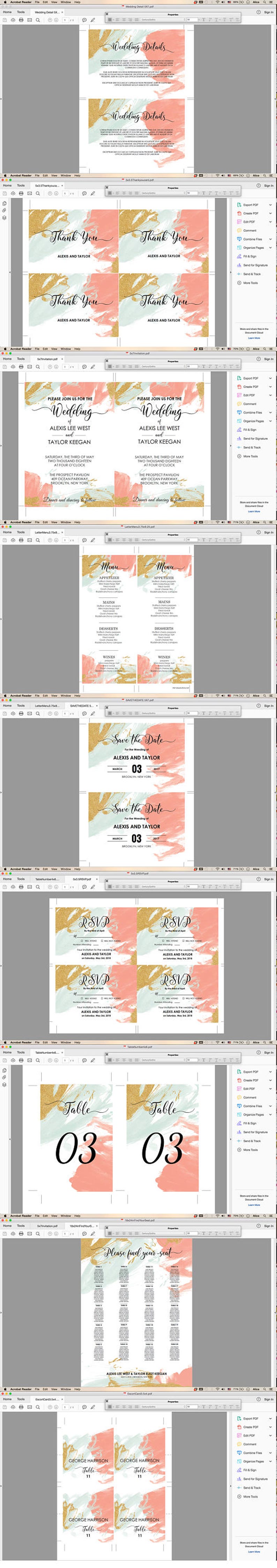 Wedding RSVP table Number Wedding Menu Wedding Menu - Etsy