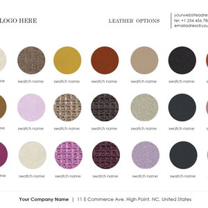 Colour Sheet Template,wholesale Line Sheet With Colour Swatches ...