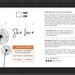 Modern Label, Product Label,dandelion Label, Wild Flower Label Template ...