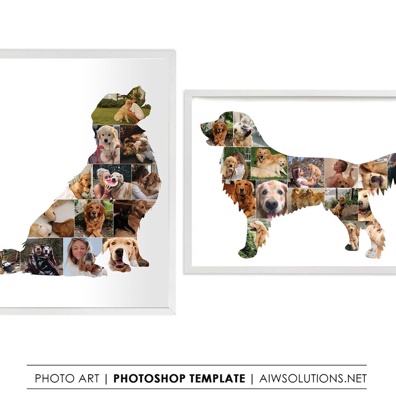 Dog Photo Collage - Etsy