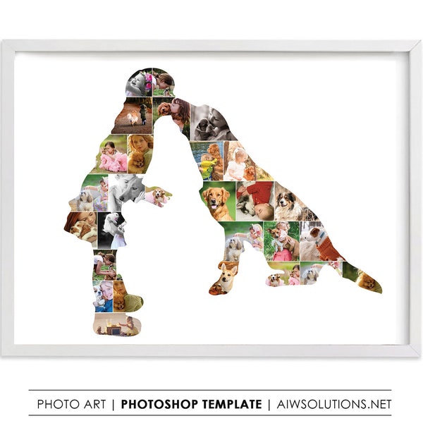 Dog Photo Collage - Etsy