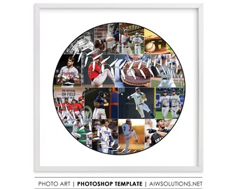 Baseball Photo Collage - Etsy UK