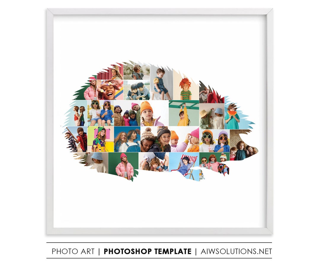 Hedgehogs Photo Collage Gift, Subfamily Erinaceinae Gift, Hedgehogs ...