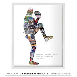 Baseball Custom Photo Collage Gift for Baseball Coach Gift - Etsy