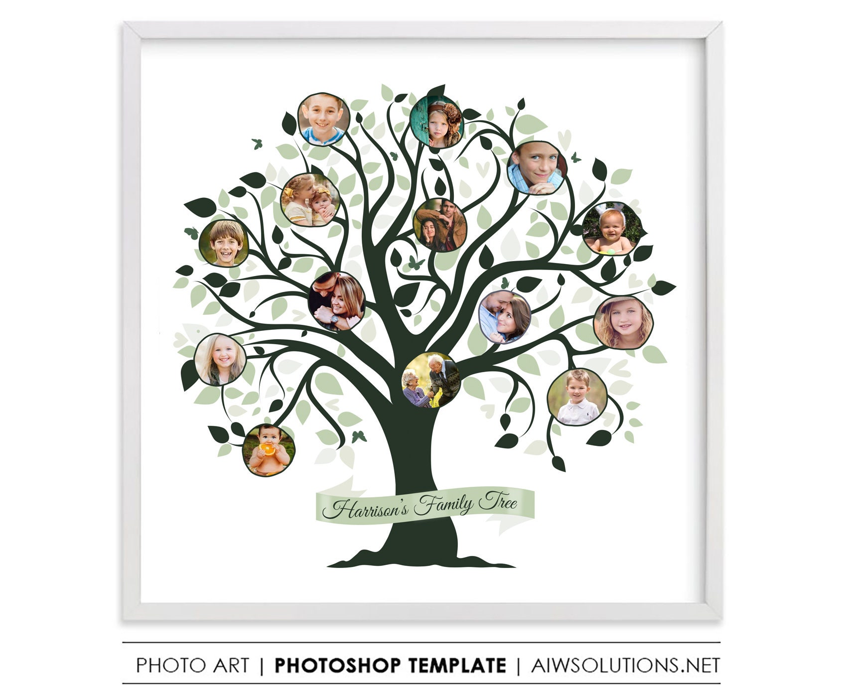 Modern Family Tree Template