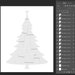 Christmas Tree Shape Photo Collage Template, Noel Theme Photo Collage ...