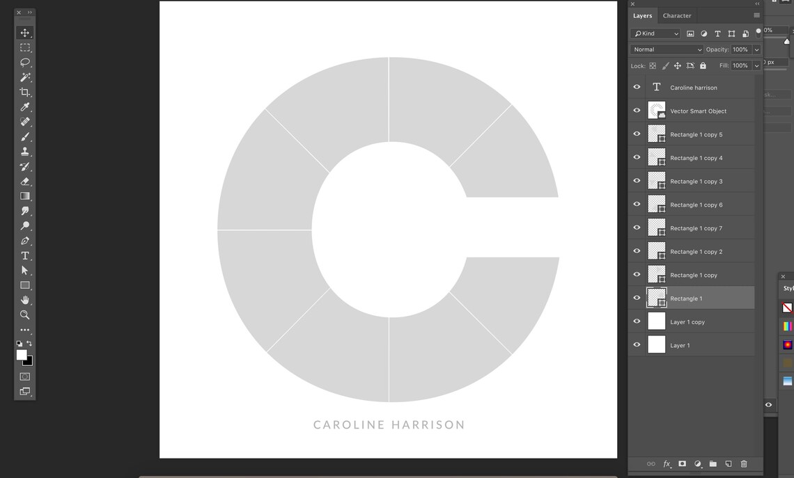 Letter C Photo Collage Alphabet Photo Collage C Within - Etsy