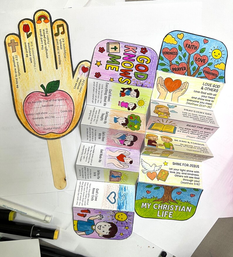 God Knows Me Foldable Craft Printable, Psalm 139 Bible Craft, Bible ...