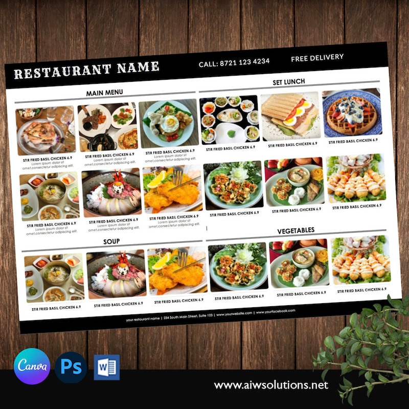 House of Coffee Menu - Etsy UK