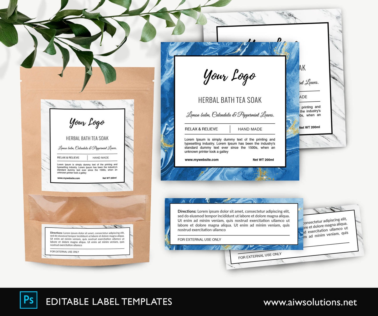 Stand up Pouch Label Template Product Label Template Candy - Etsy