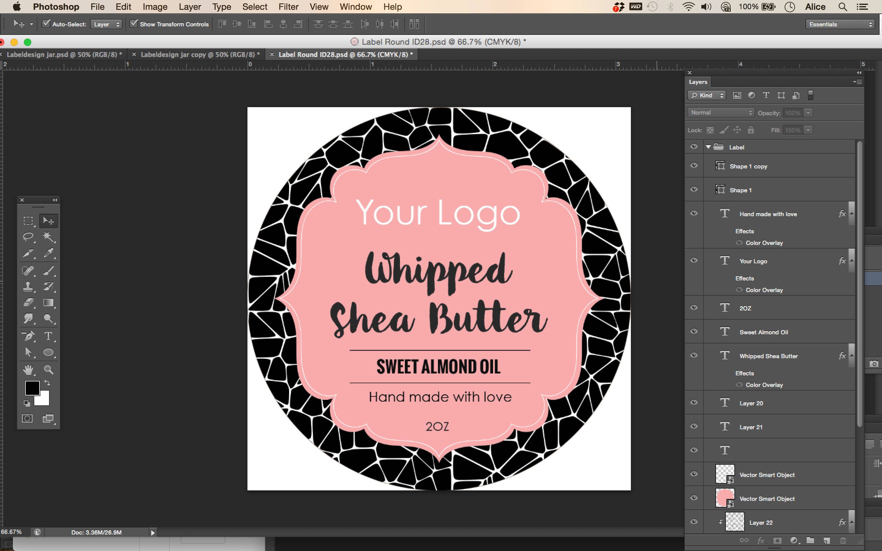 Shea Butter Label Template Body Butter Label Carrier Oils | Etsy Canada