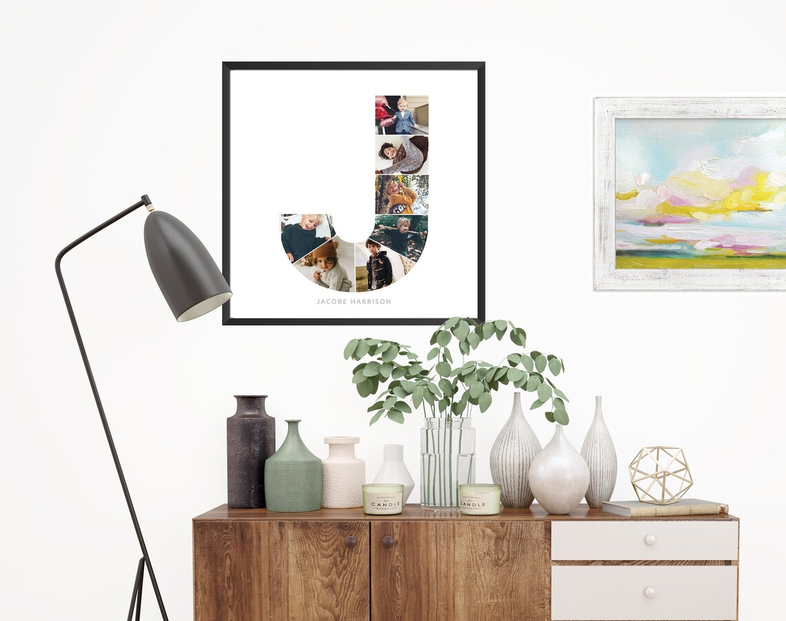 Letter G Photo Collage Alphabet Photo Collage Letter F - Etsy