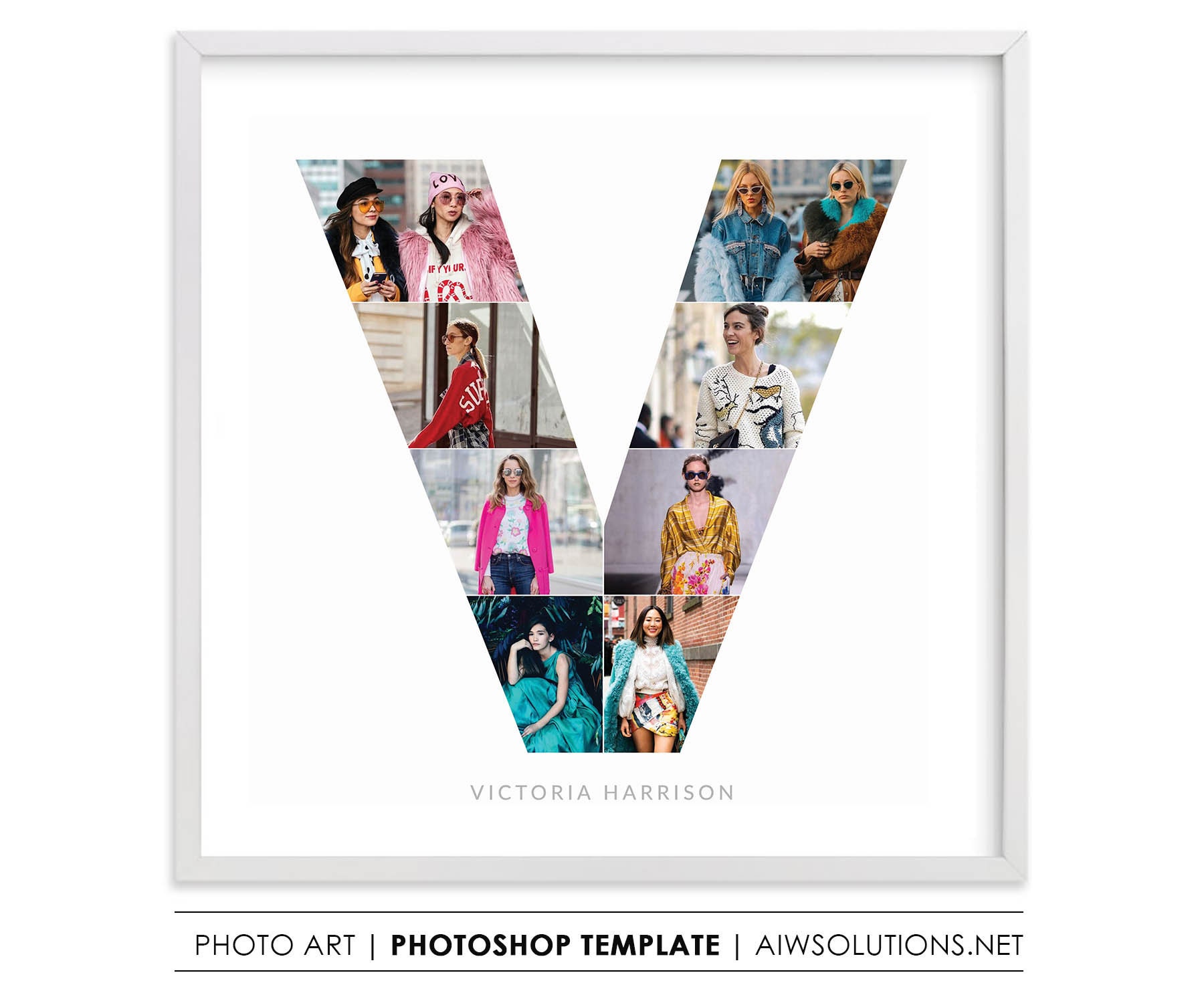 Letter A Photo Collage , Alphabet Photo Collage , A Within Letters of ...