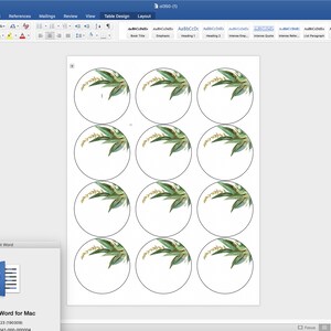 Blank Gift Tag, Blank Circle Label With Leaf, Blank Circle Ticket ...