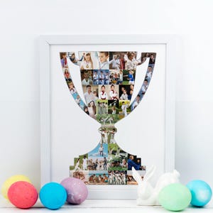 Trophy Photo Collage Template, Award Photo Collage, Sports Trophy ...