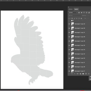 Flying Bird Photo Collage, Bird Shape Art, Nursery Room Decor, Living ...