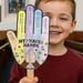 Bible Hand Fan Craft: Helping Hands Printable (PDF) | Christian Kids ...