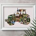 Tractor Photo Collage Template, Grandpa Farmer Gift, Tractor Gifts ...