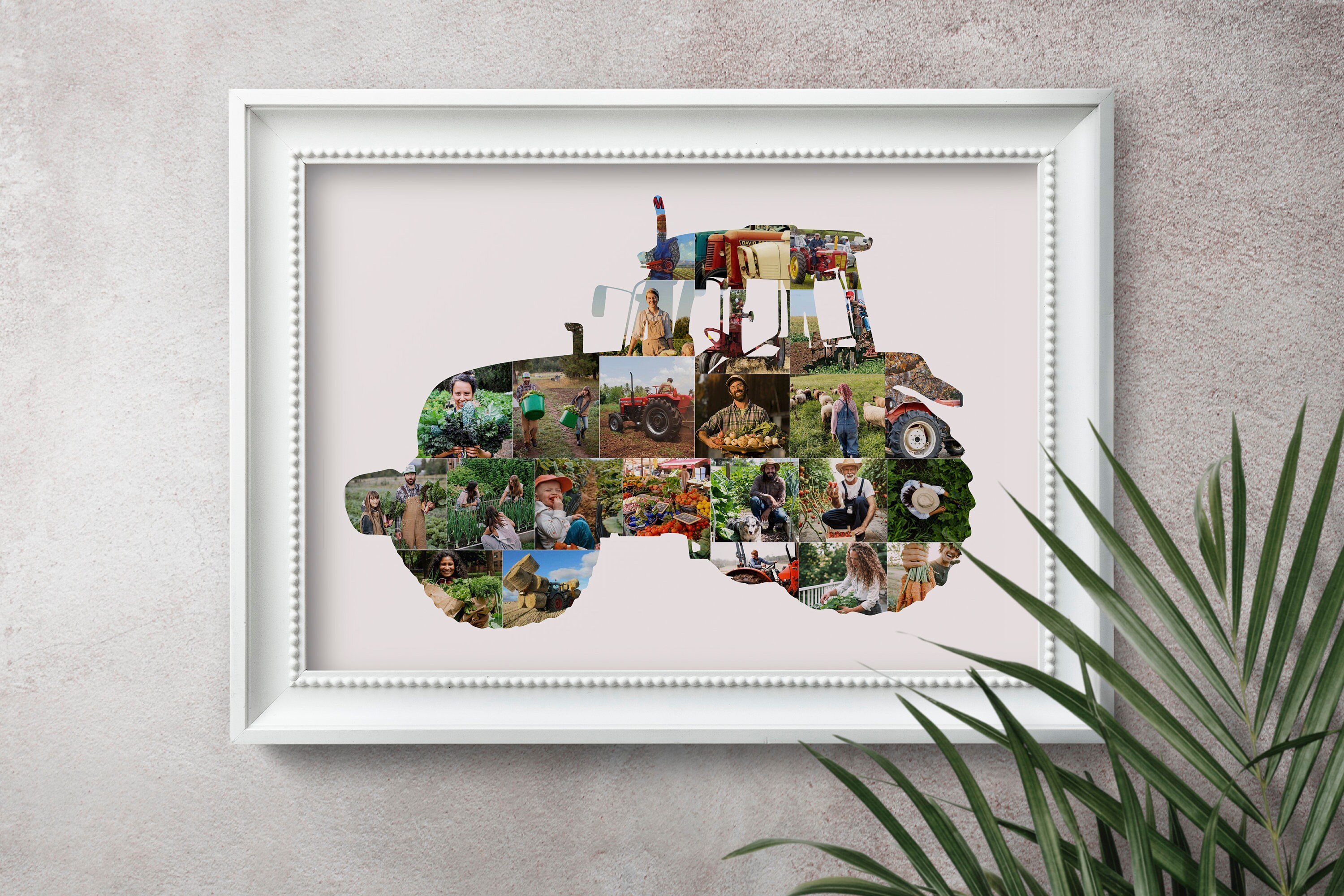 Tractor Photo Collage Template, Grandpa Farmer Gift, Tractor Gifts ...