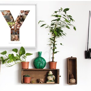 Letter E Photo Collage , Alphabet Photo Collage , E Within Letters of ...