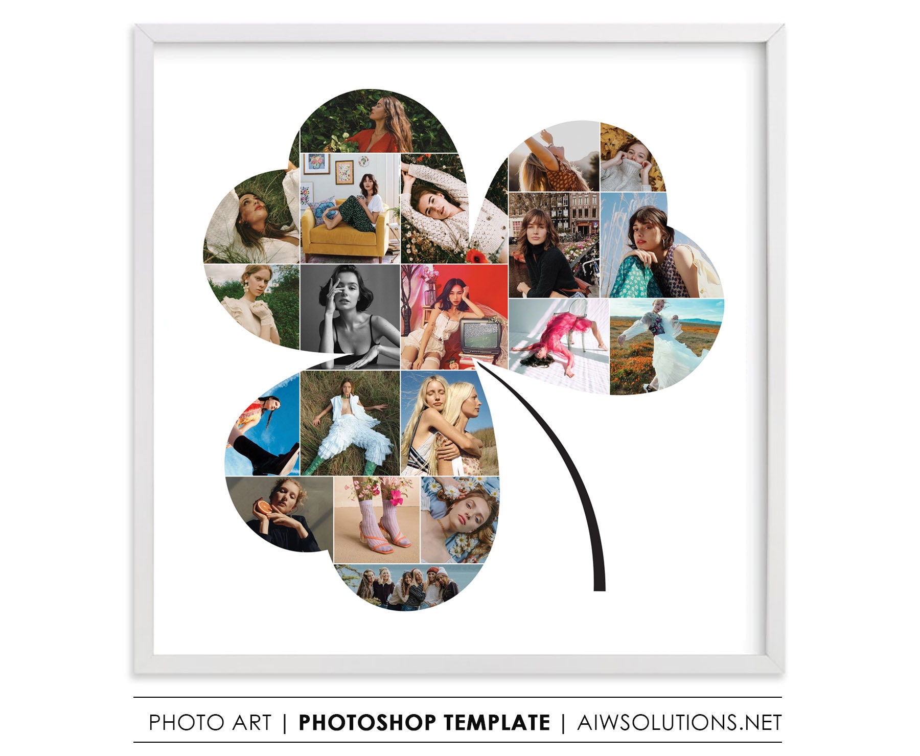 Book Cover Photoshop Templates Shamrock