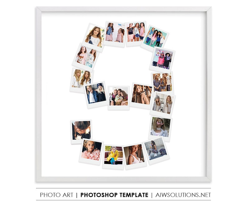 Number Nine Birthday Gift, Photography Storyboard, Collage Board ...