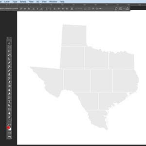 Texas Map Storyboard Template, Texas Photo Collage Art Map, Texas ...