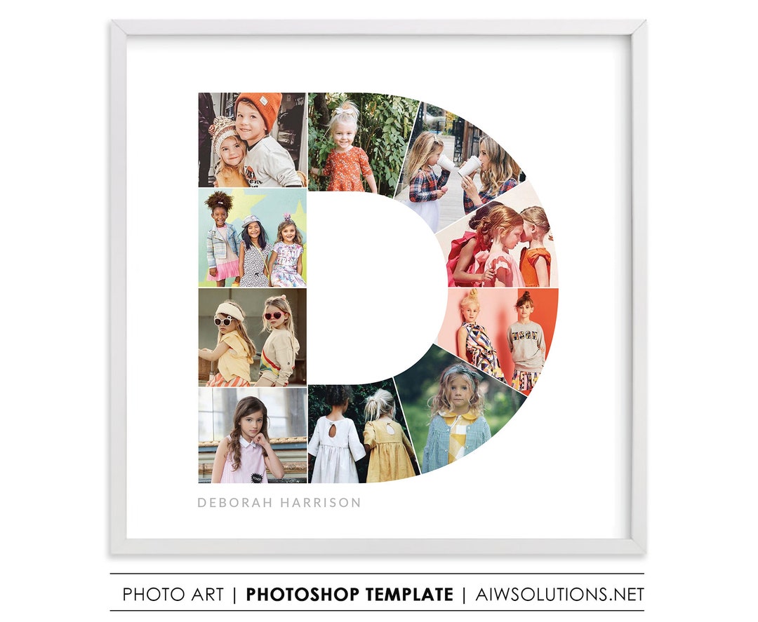 Letter D Photo Collage , Alphabet Photo Collage , D - Within Letters of ...
