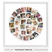 Circle Shape Photo Collage Templates, FAMILY Photo Collage, Birthday ...