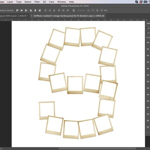 Number Nine Birthday Gift, Photography Storyboard, Collage Board ...