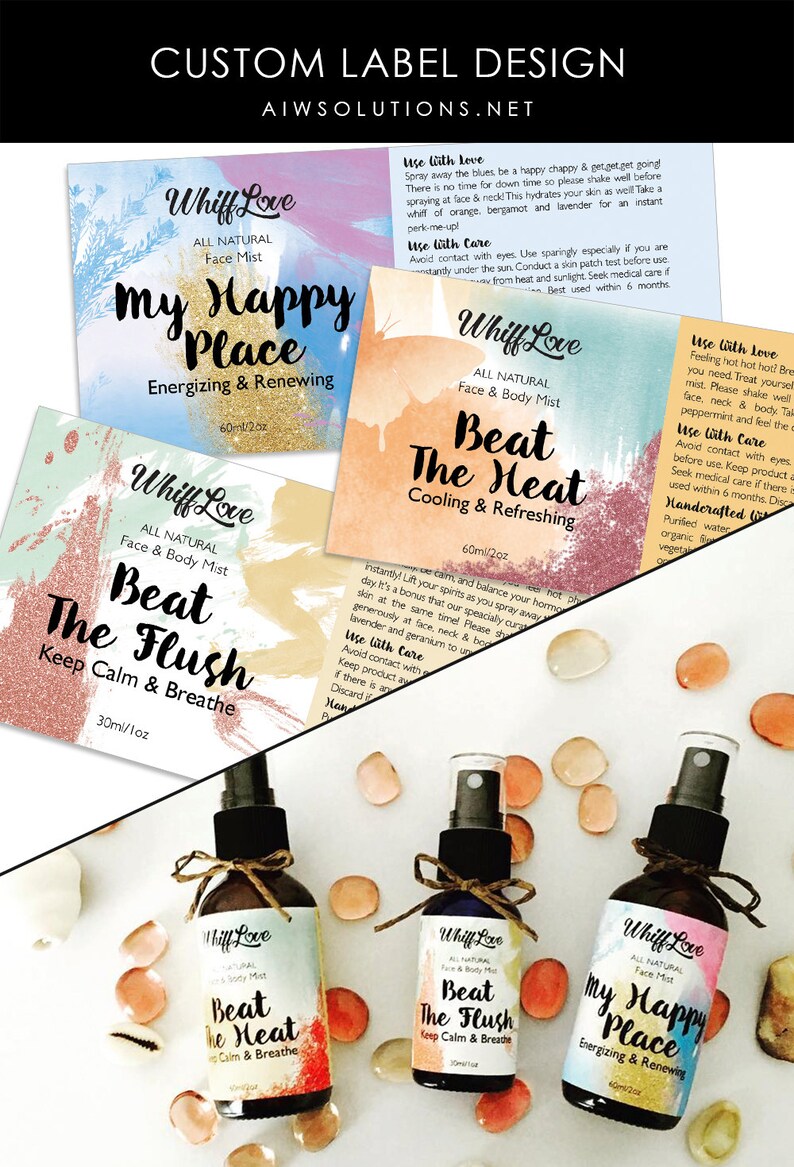 Custom Label Designscrubs & Bath Label Hang Tag Design Soap - Etsy