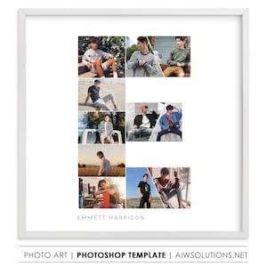 Letter E Photo Collage , Alphabet Photo Collage , E Within Letters of ...